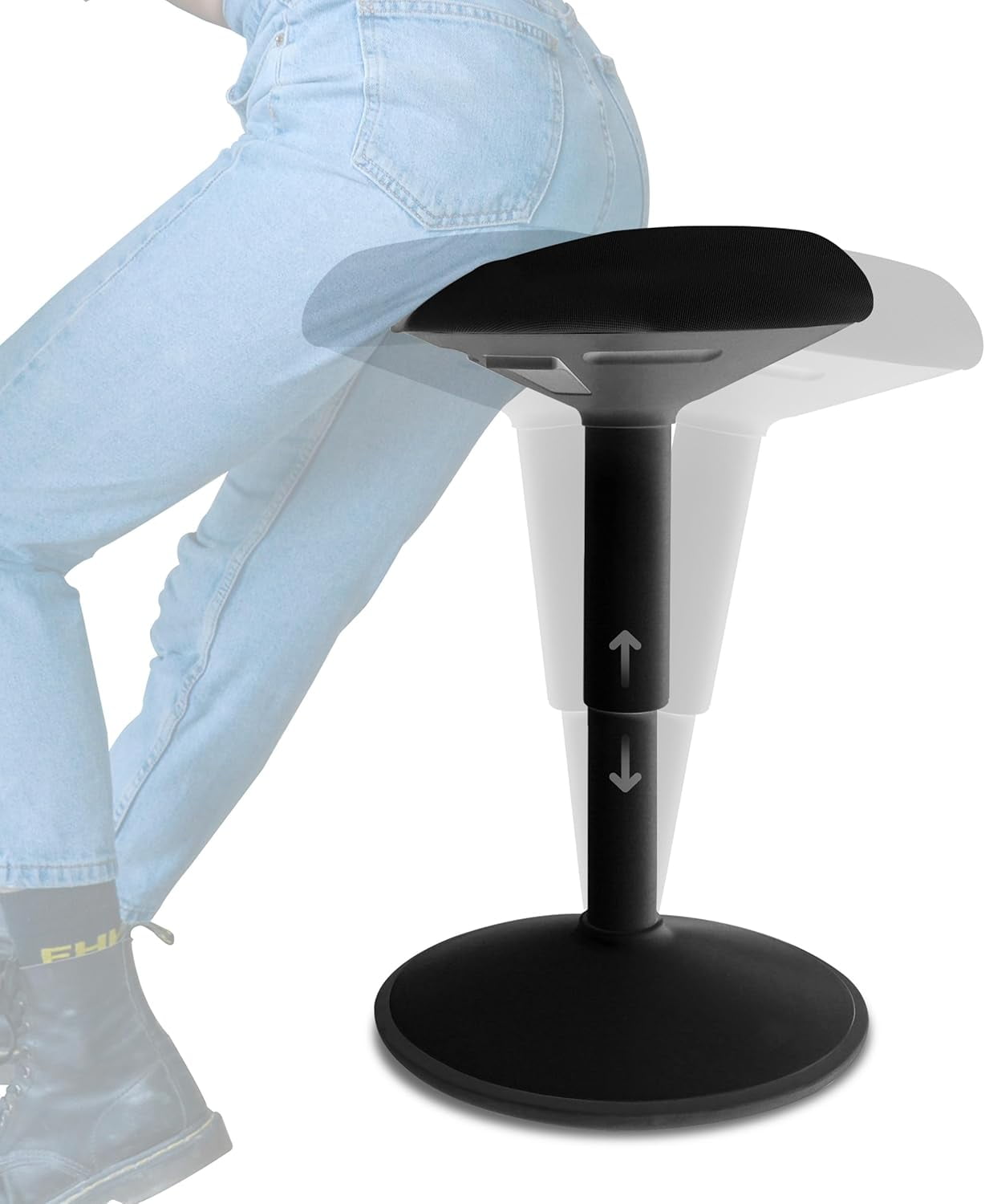 Standing Desk Stool Chair, Height Adjustable Stool inch for Office and ...