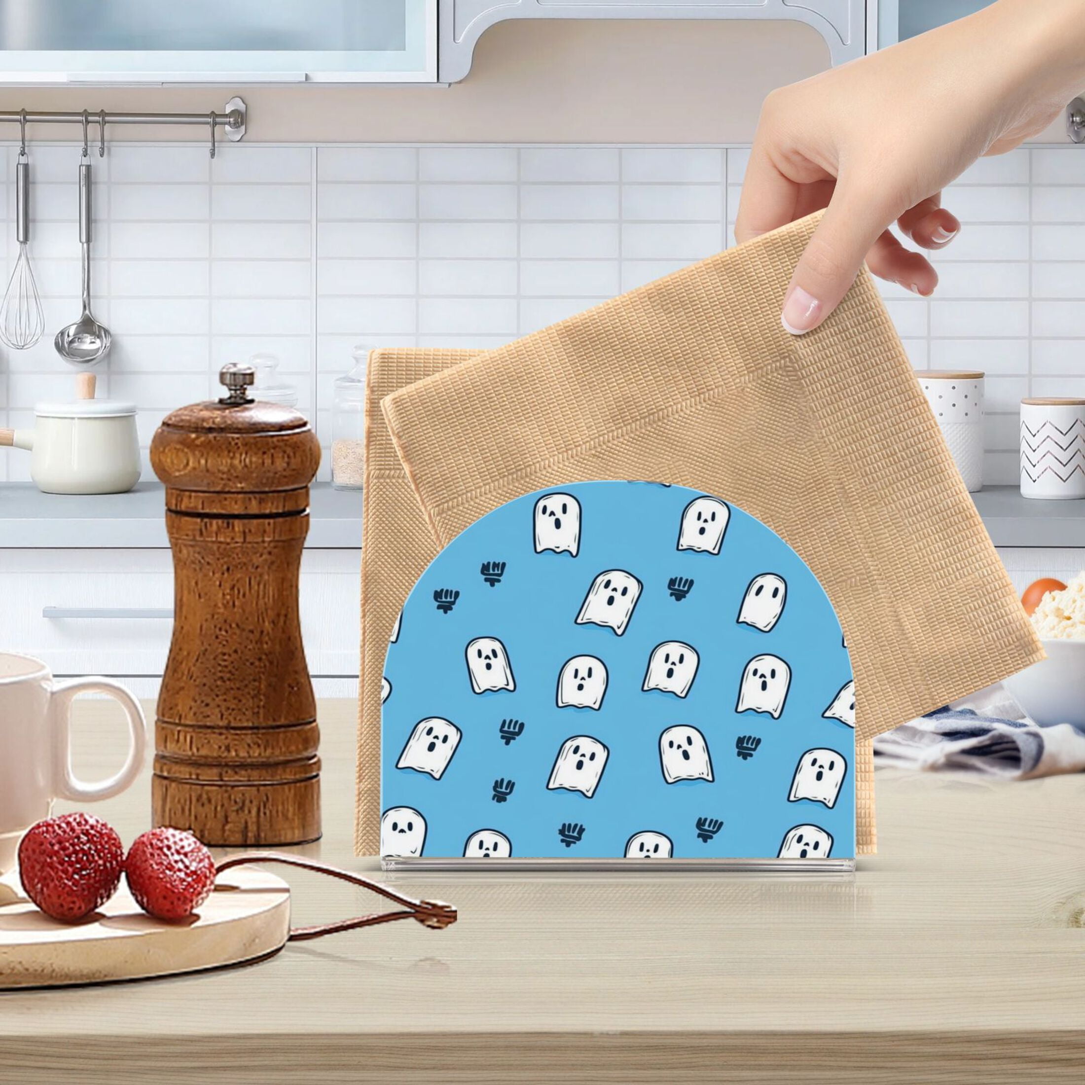 Standing Dining Table Napkin Holder, Napkin Holder for Table Kitchen ...