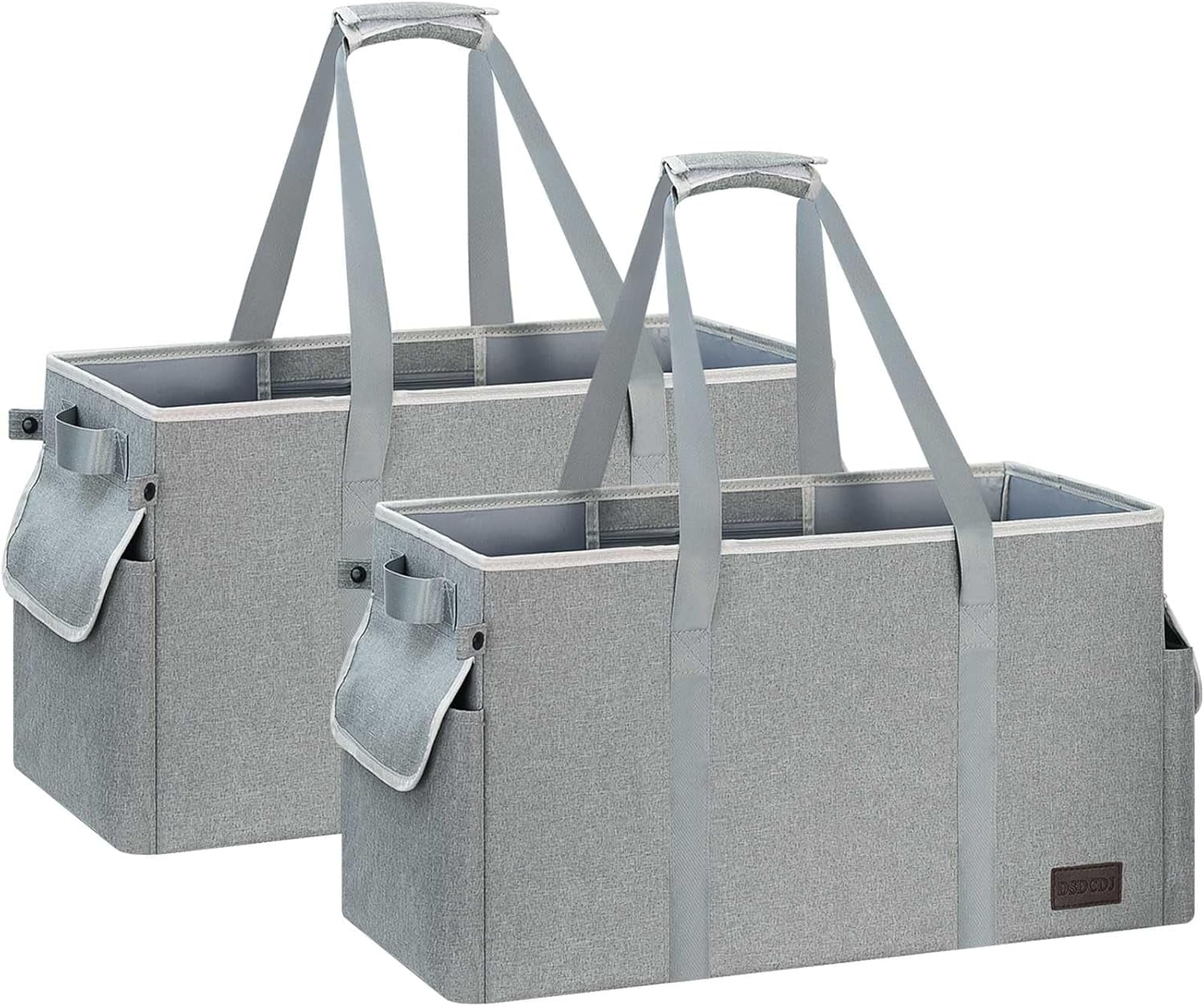 Standing Extra Large Utility Tote Bag with Hard Bottom and All Sides ...