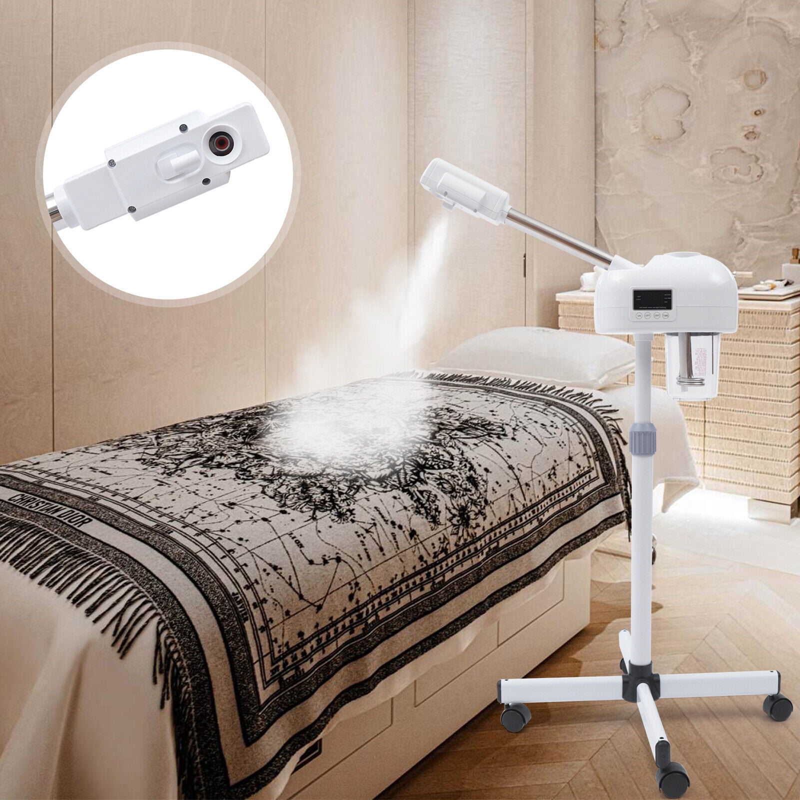 Standing Facial Steamer for Home & Professional Use, Adjustable 360 ...