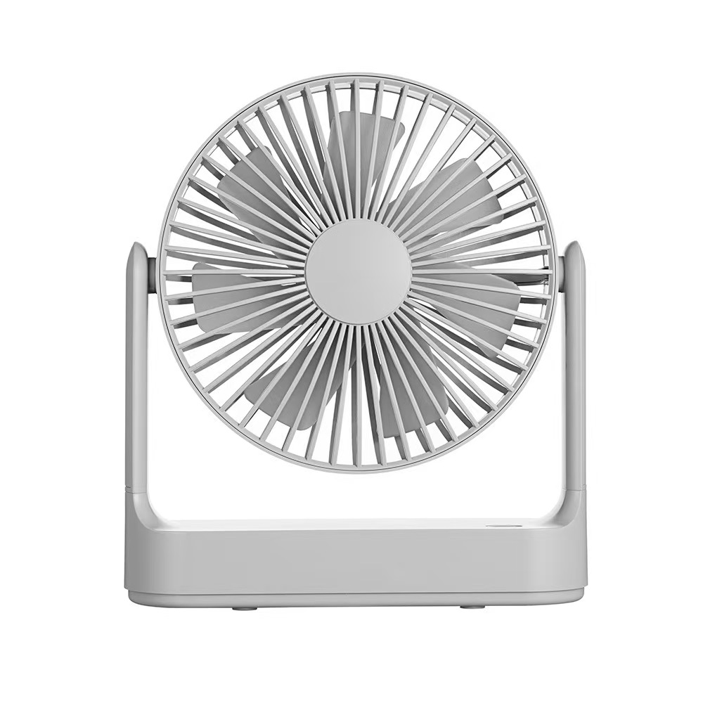 Standing Fan 4 Adjustable Speeds Mini Fan, USB Charging Oscillating ...