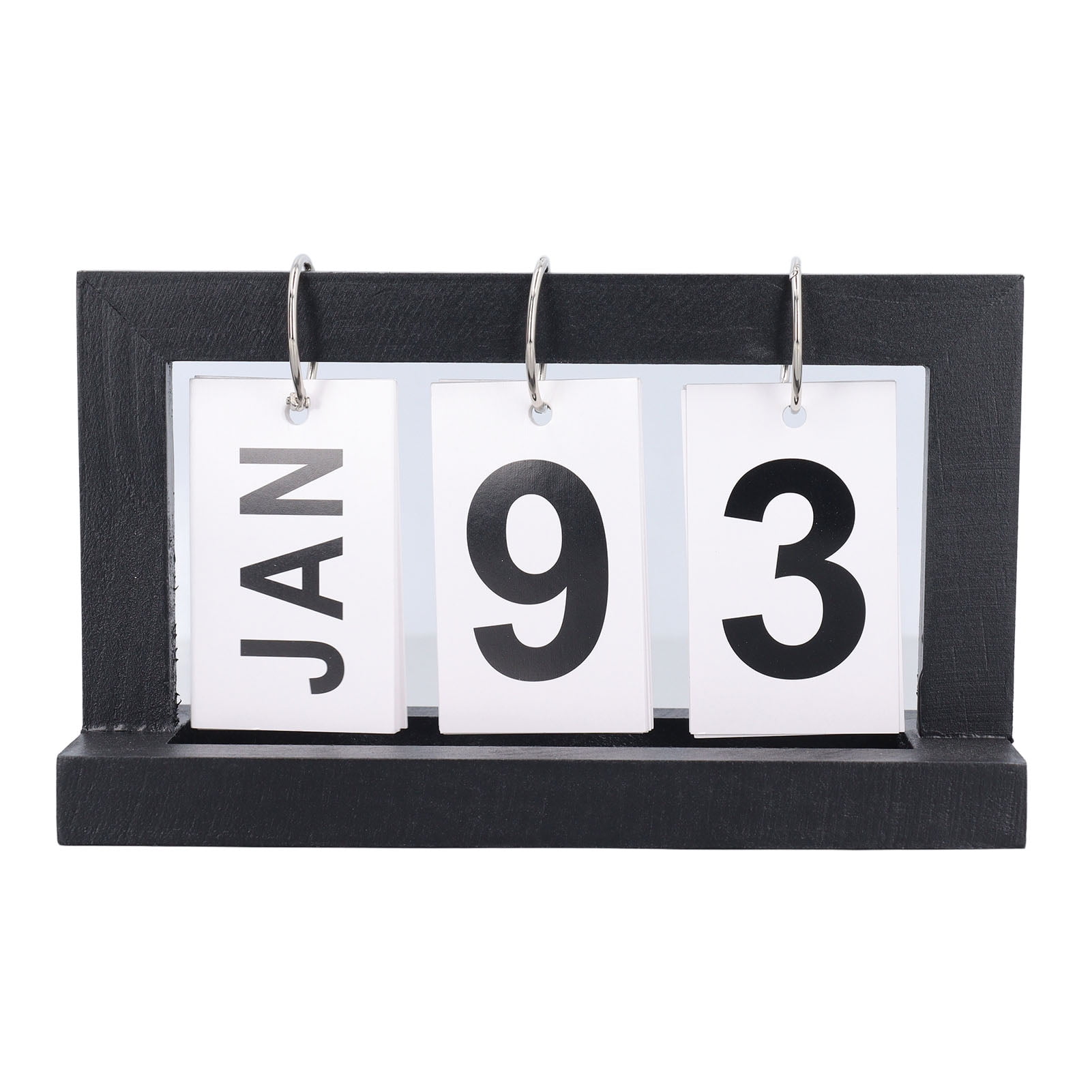 Standing Flip Wooden Desk Calendar Vintage Wooden Flip Calendar For ...