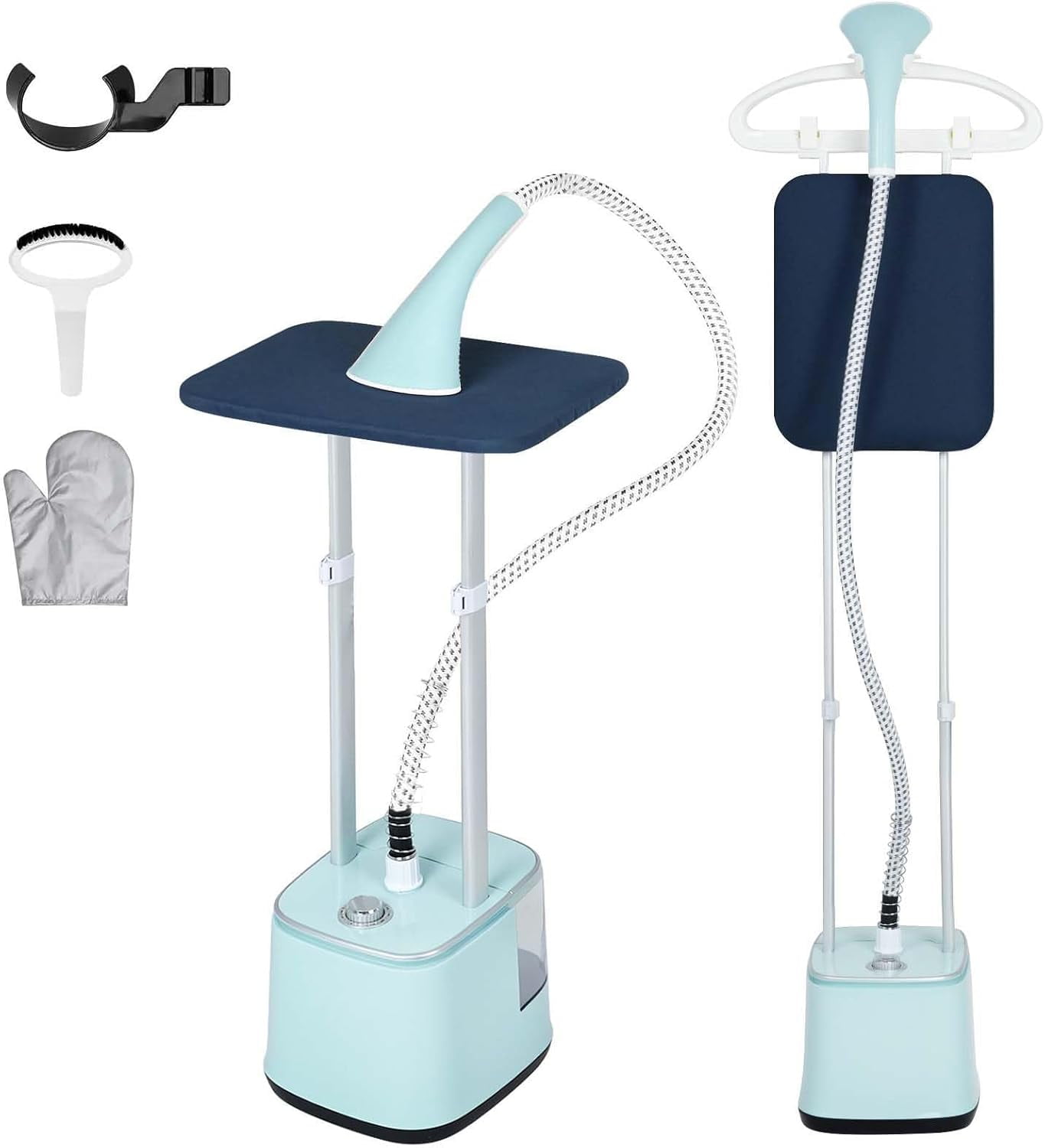 Standing Garment Steamer, 2000W Powerful Steamer for Clothes, 10 Steam ...