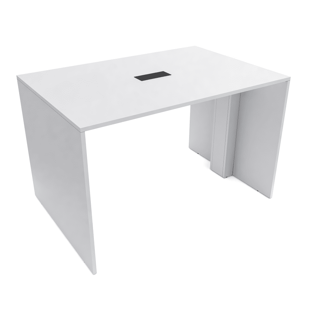 Standing Height Collaborative Table | 4 Person Face-To-Face Desk ...