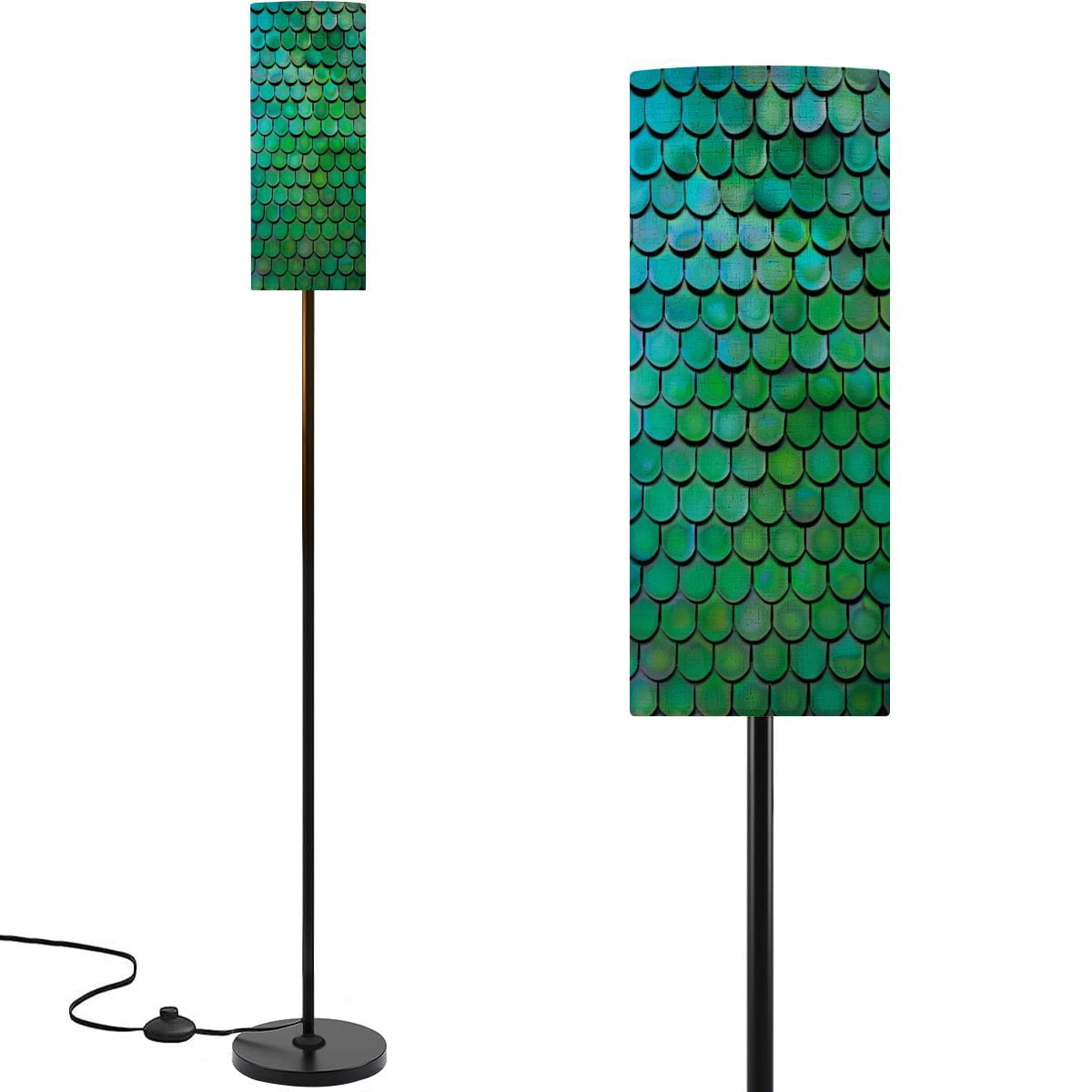 Standing Lamps Abstract scale pattern Roof tiles Color squama texture ...