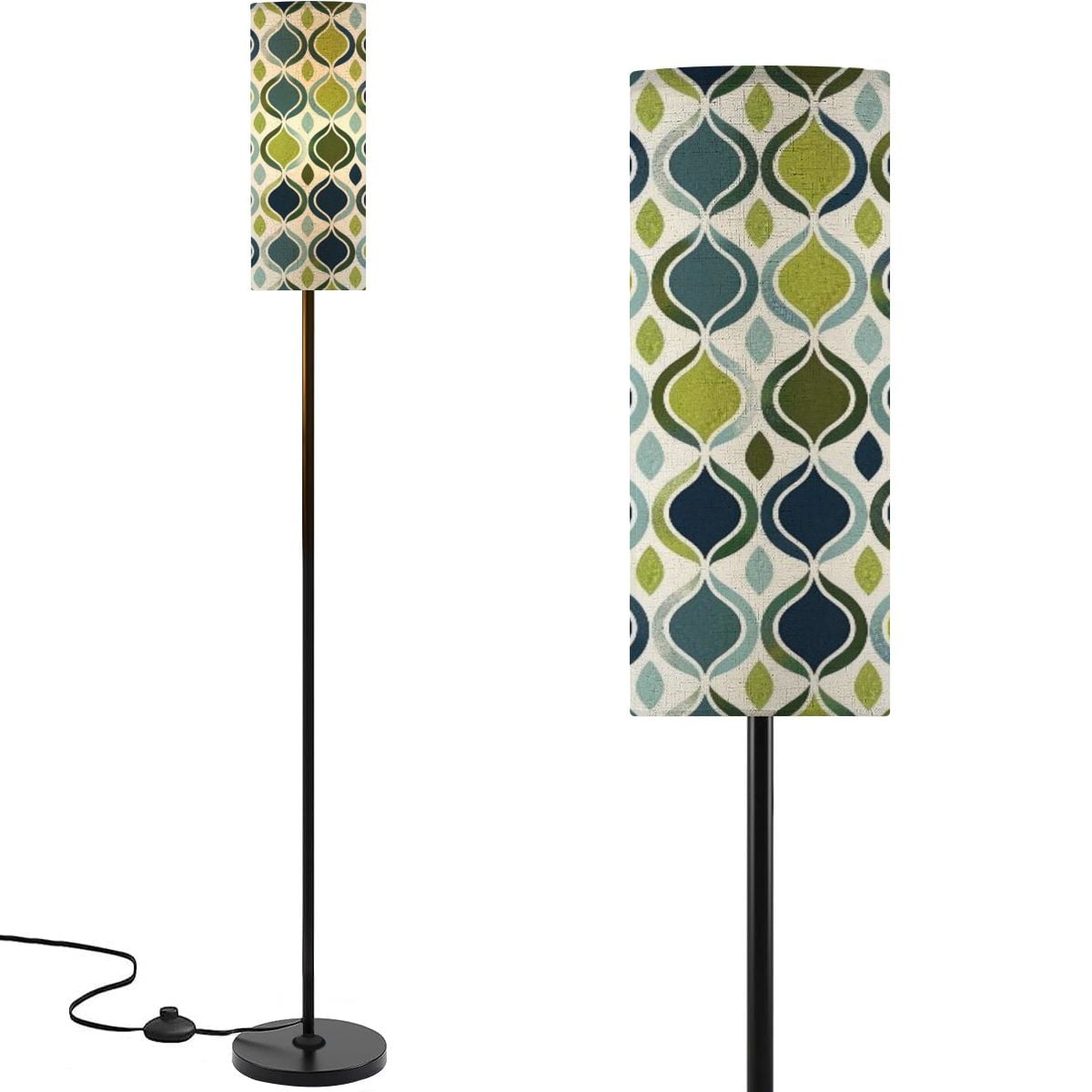 Standing Lamps Decorative seamless pattern for fabric Modern Floor Lamp ...