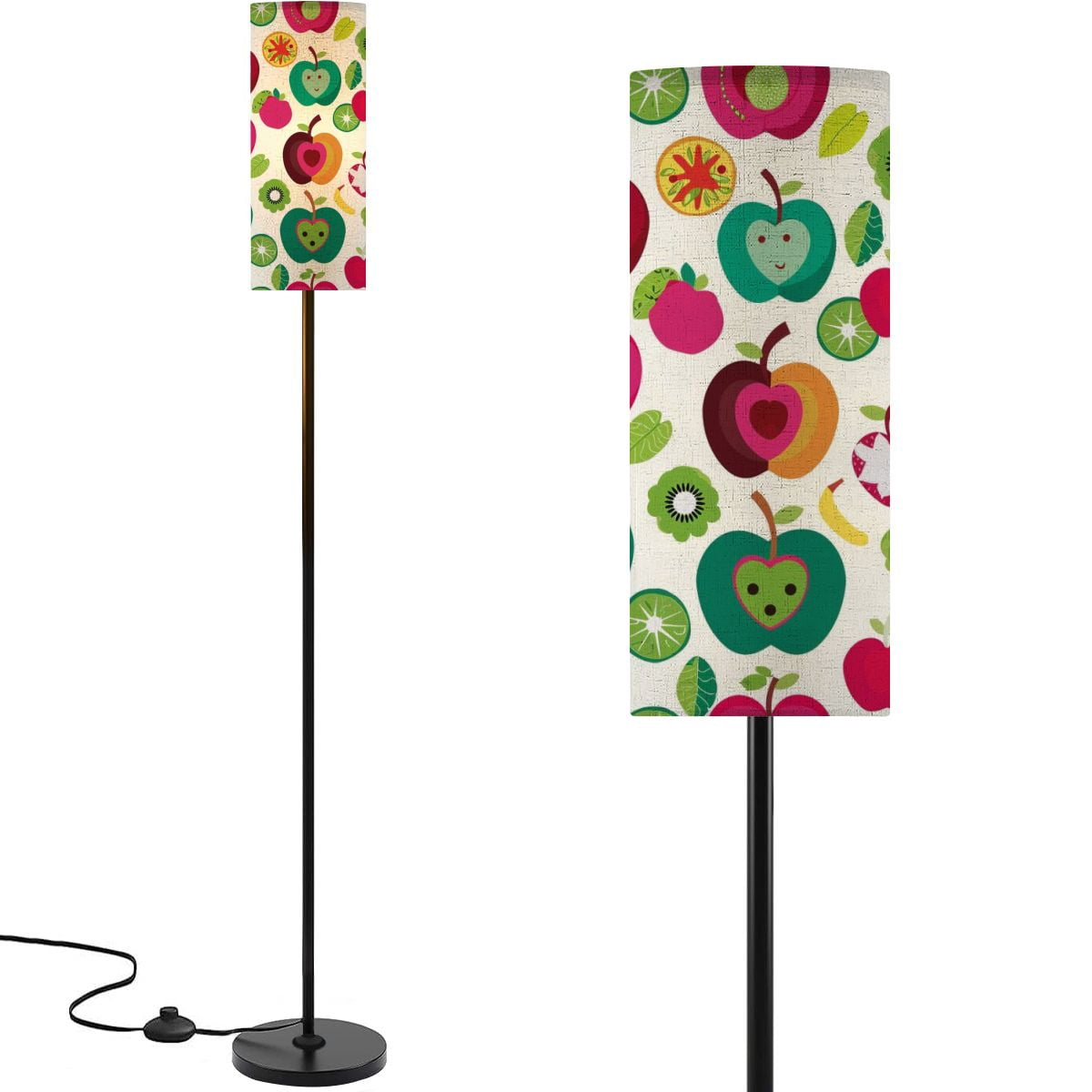Standing Lamps Seamless cute bright colorful retro pattern Modern Floor ...