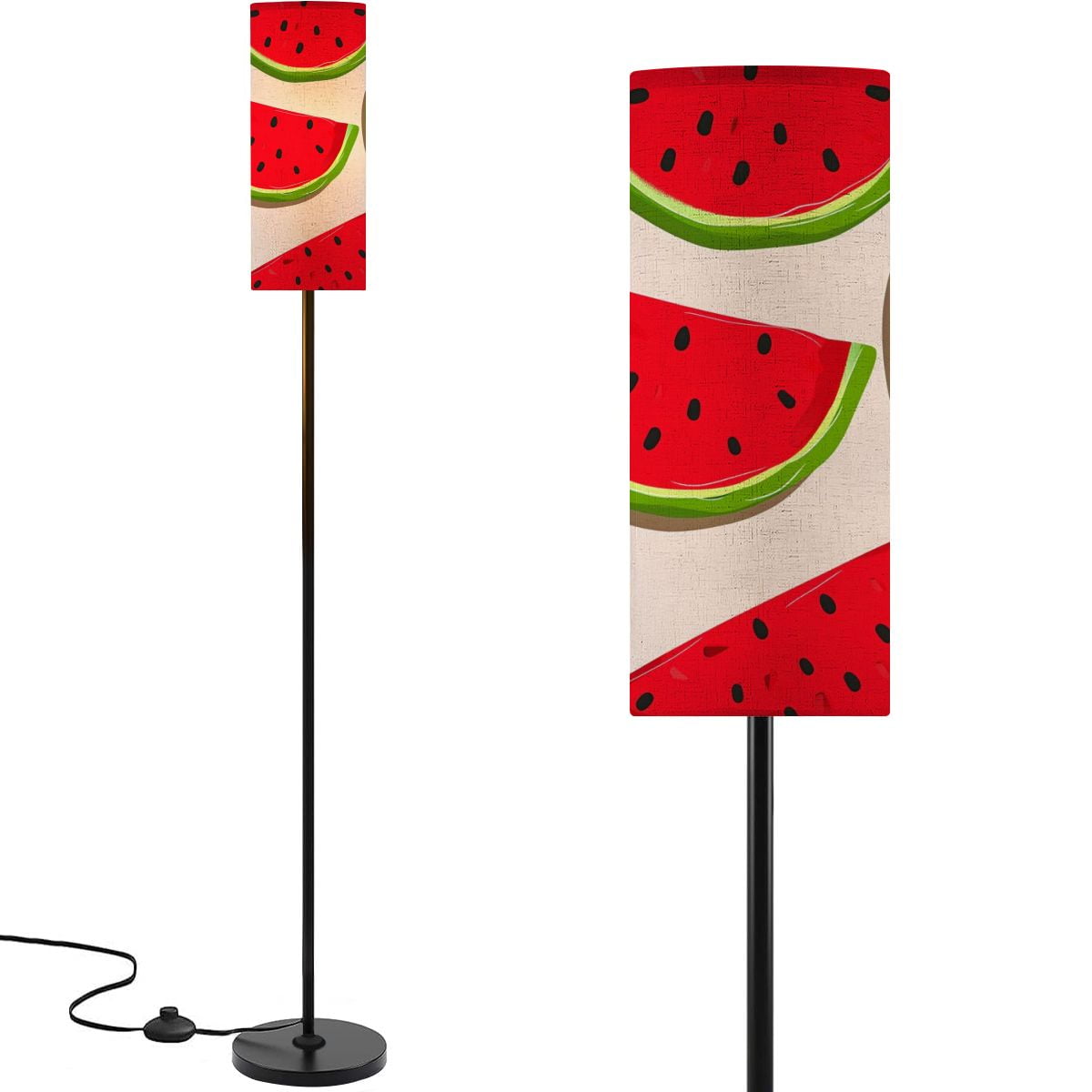 Standing Lamps Watermelon slice skin texture Modern Floor Lamp Bohemian ...