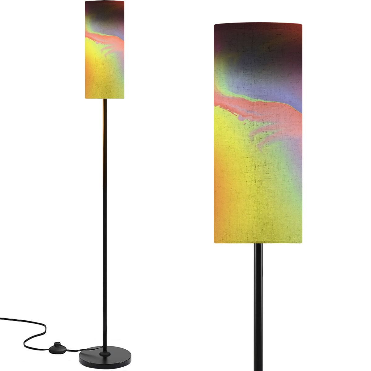 Standing Lamps mixed rainbow colorful abstract blurred gradient smooth ...