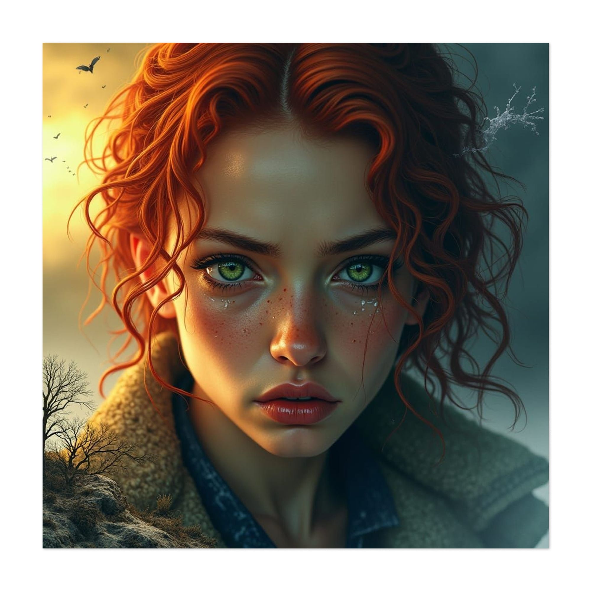 Standing Of Times - Digital Art Portrait Surrealism Mystical ...