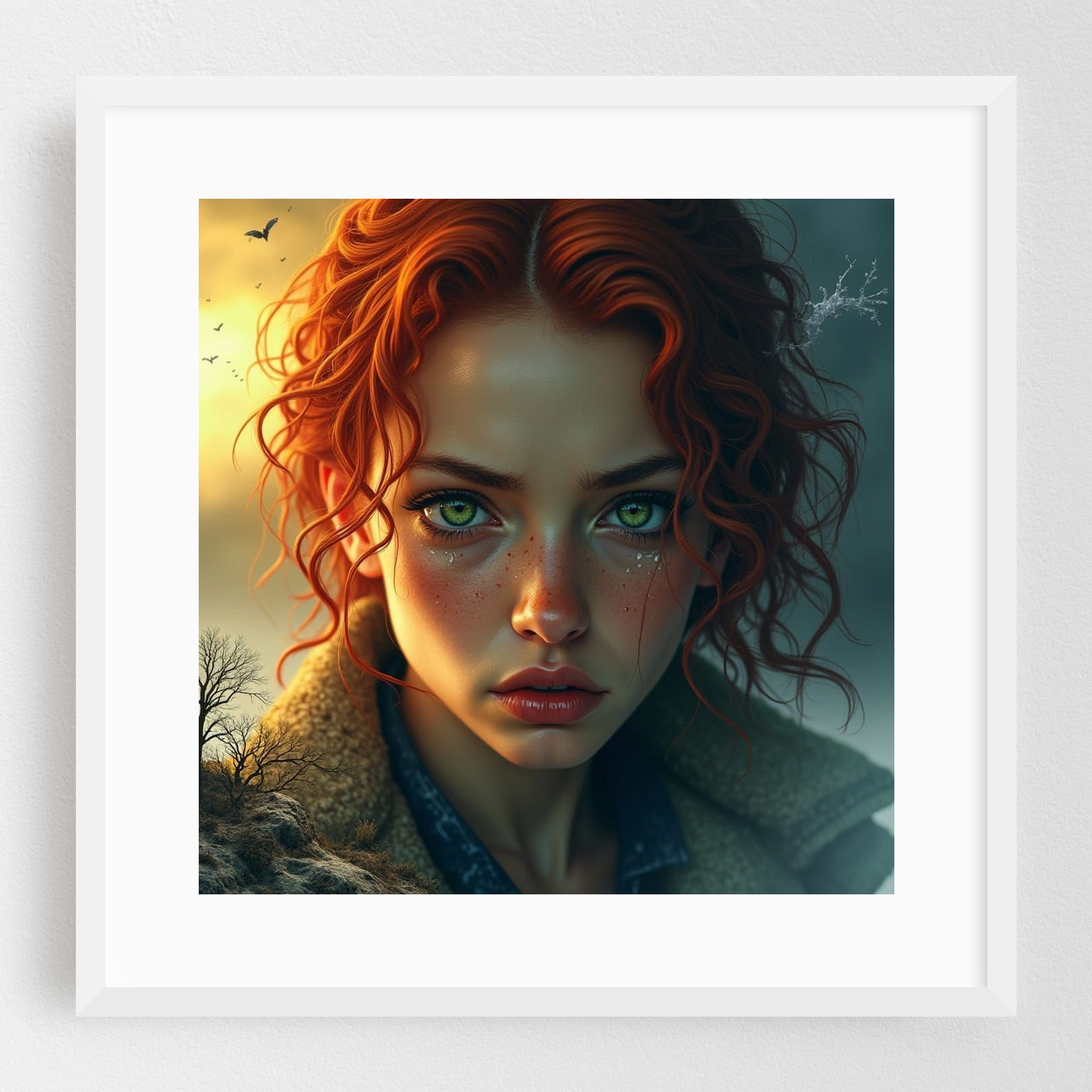 Standing Of Times - Digital Art Portrait Surrealism Mystical ...