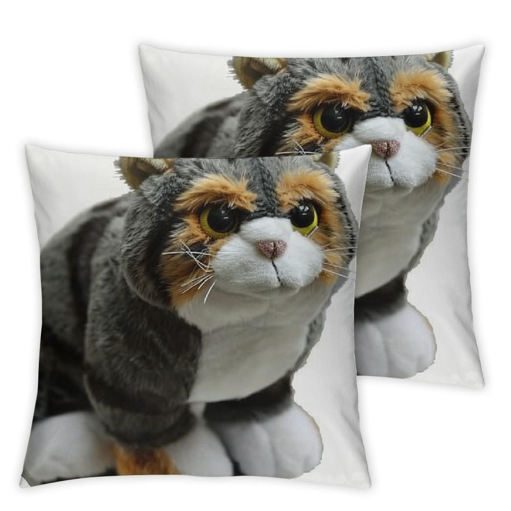 Standing Pallas Cat Stuffed Animal,Realistic Cat Plush,Super Soft Plush ...