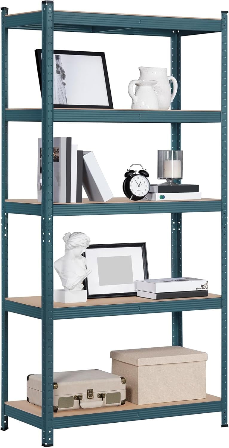 Standing Shelf Units, 5 Tier Storage Shelf, Heavy Duty Shelving ...