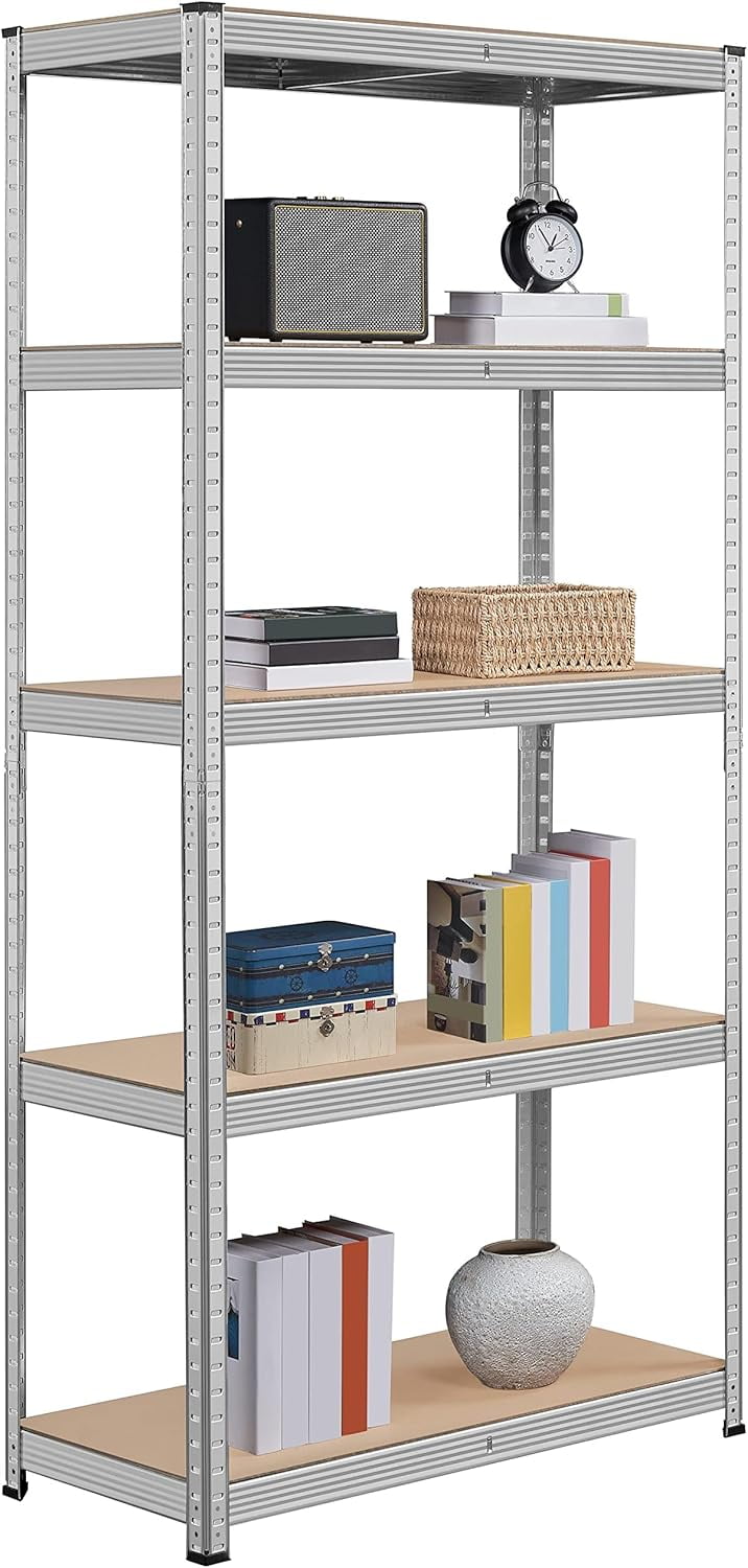 Standing Shelf Units, 5 Tier Storage Shelf, Heavy Duty Shelving ...