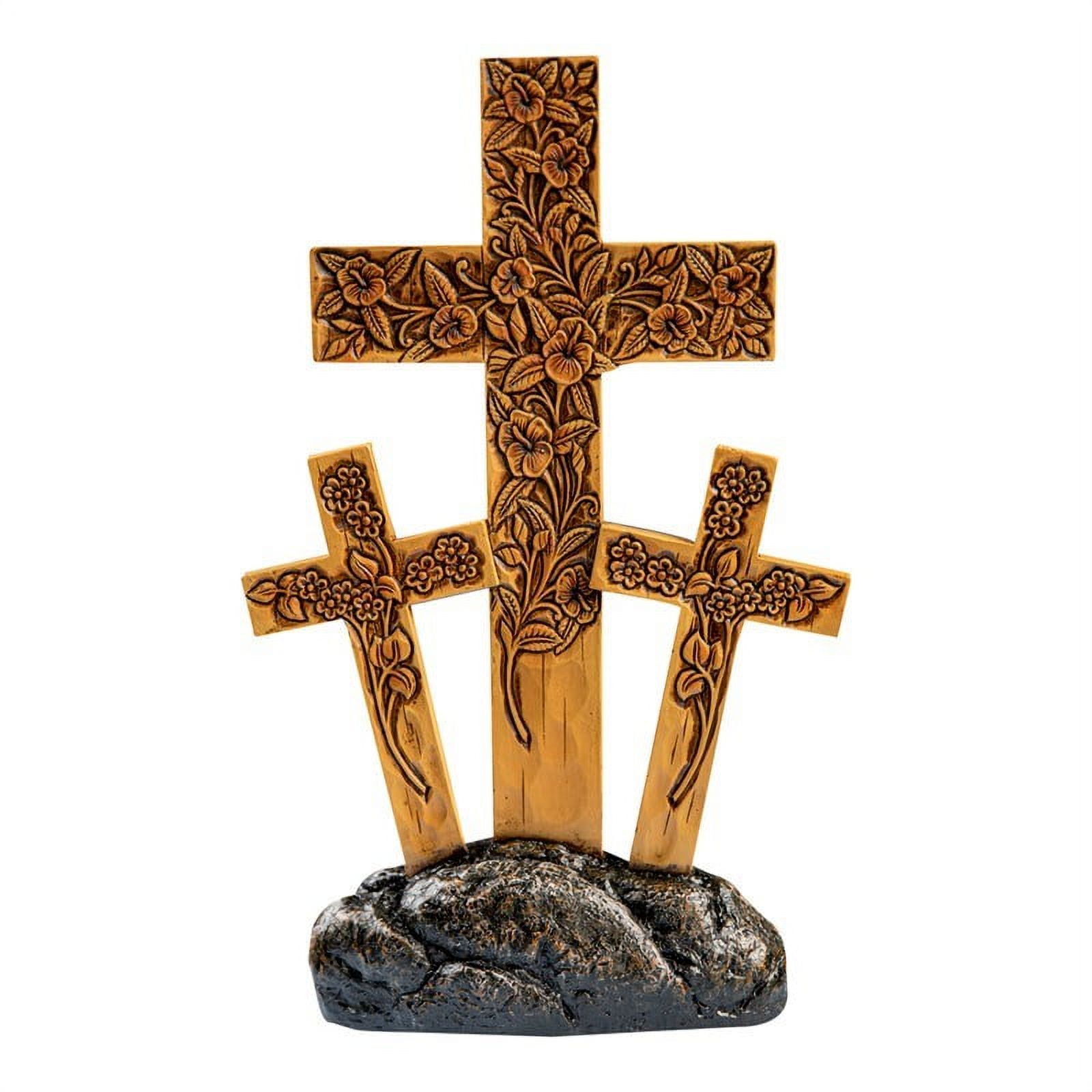 Standing Triple Cross-Flower Carved (7.68 x 11.61) - Walmart.com