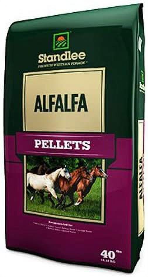Standlee Hay Company 1175-30101-0-0 Premium Alfalfa Pellet, 40 lb, Red ...