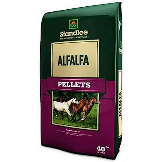 Standlee Hay Company 1175-30101-0-0 Premium Alfalfa Pellet, 40 lb, Red ...