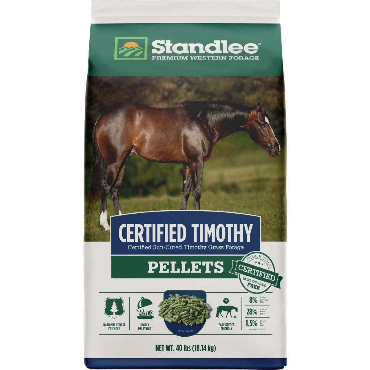 Standlee, Timothy Pellets, 40 lb, noxious weed free certified - Walmart.com