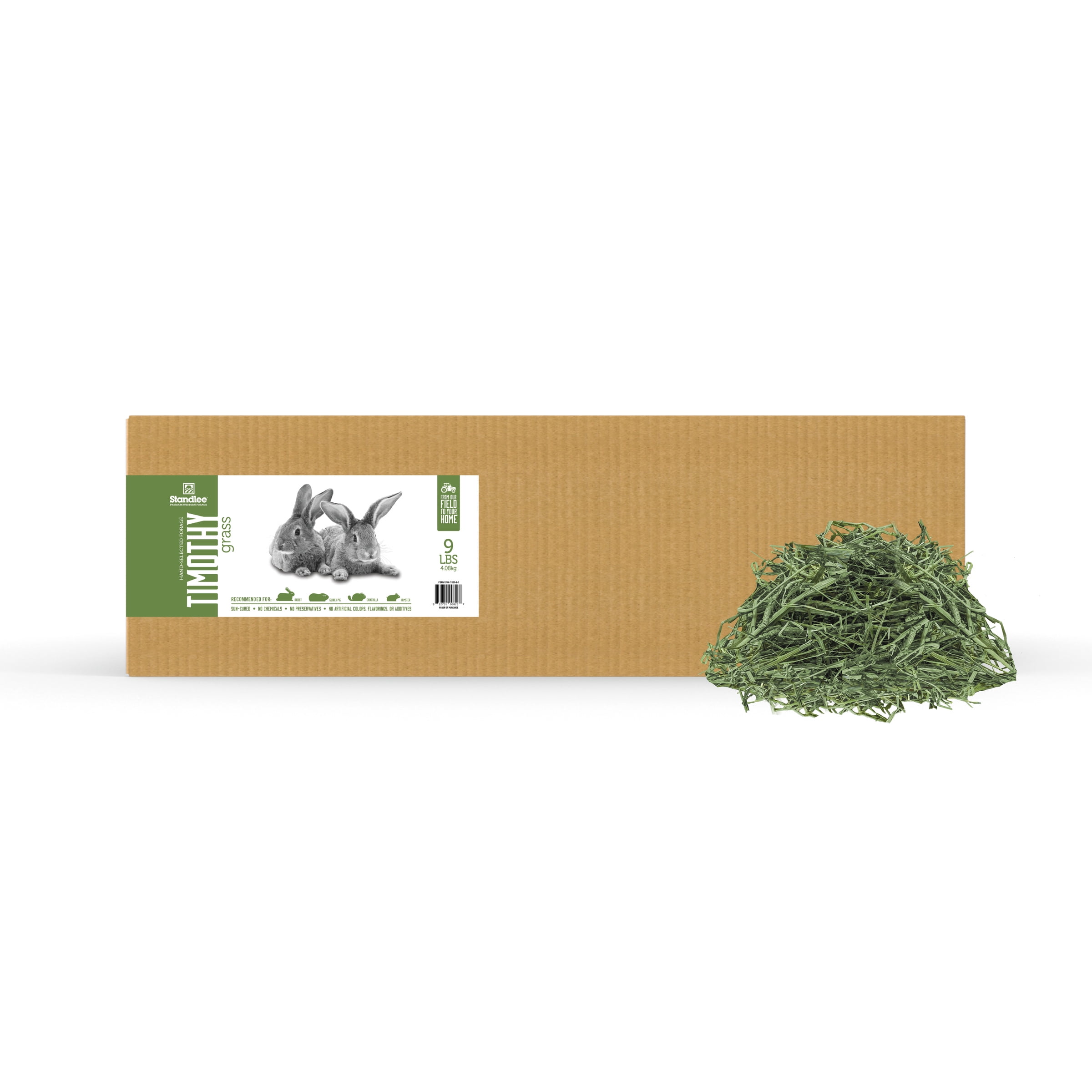 Standlee PremiYum Timothy Grass Hay, Edible Treat for Bunnies, Rabbits ...