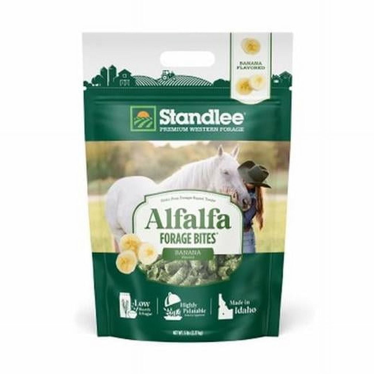 Standlee Premium Western Forage 5 Lb. Banana Flavored Alfalfa Forage ...