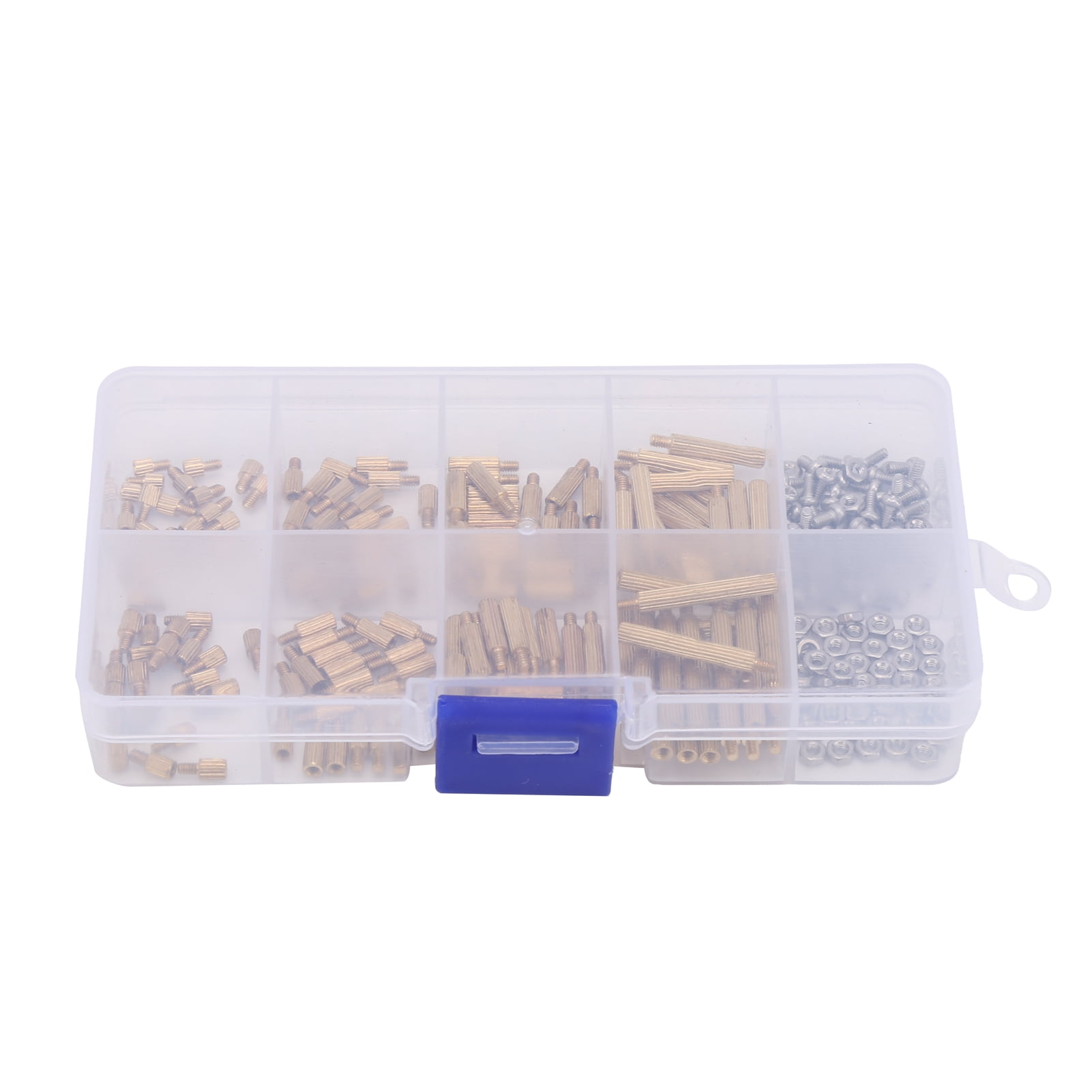 Standoff Spacer Kit, Fastened Durable 260Pcs Brass Standoff Kit Box ...