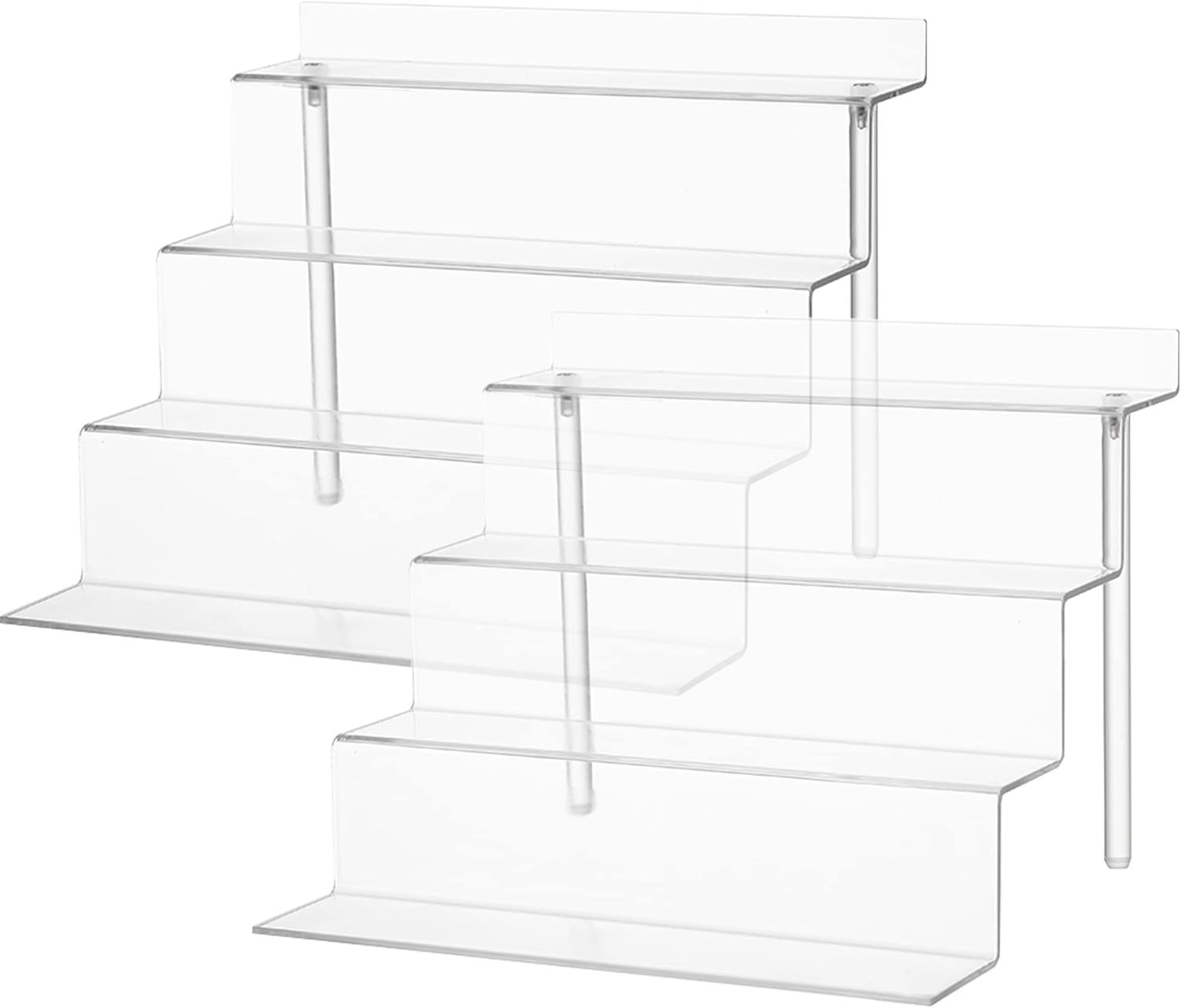 Stands for Display,4 Step Display Riser Clear Cupcakes Perfumes Cologne ...