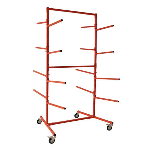 Floor Mobile Bumper Storage Rack - Double Sided Bumper Storage Rack ...