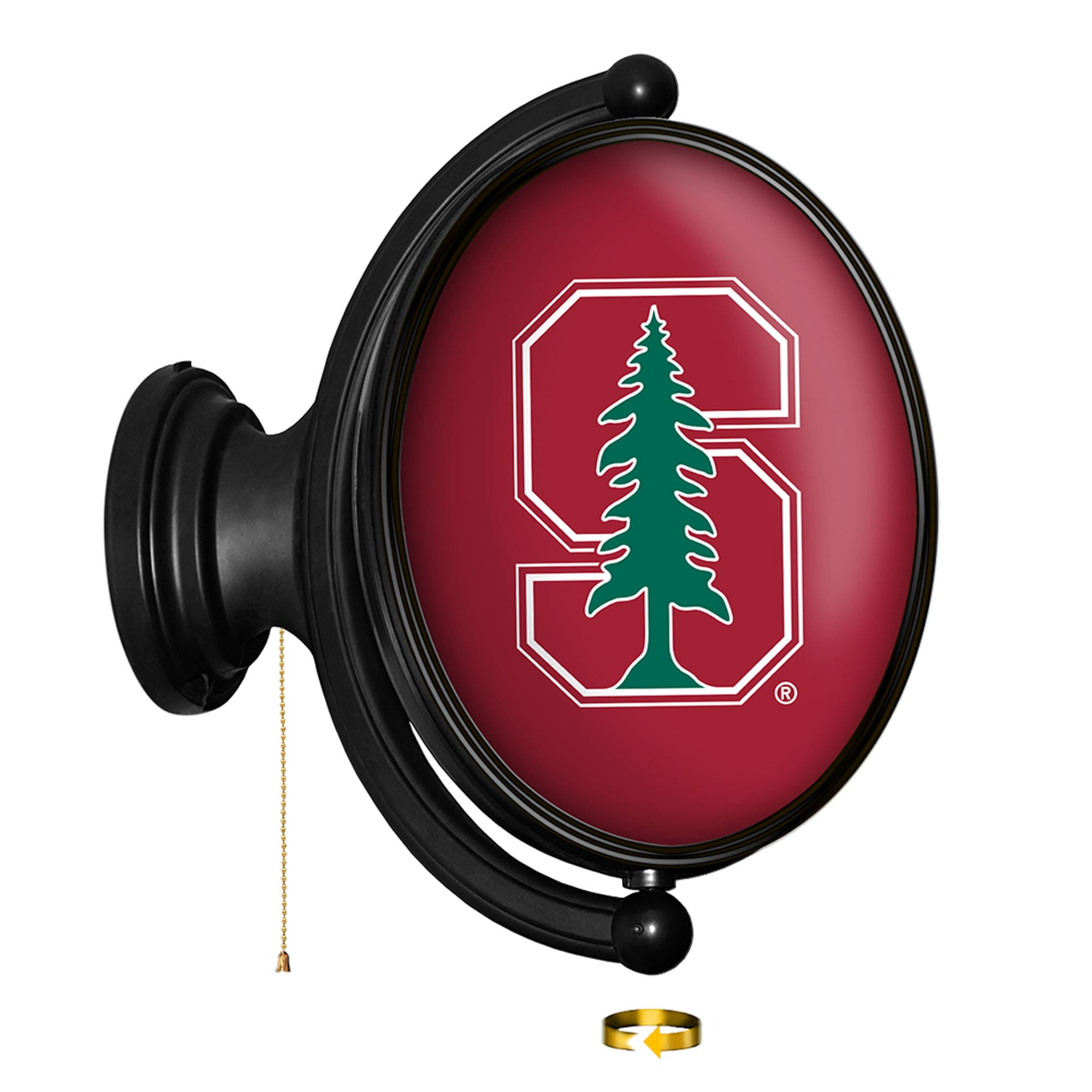Stanford Cardinal 21'' x 23'' Rotating Lighted Wall Sign - Walmart.com