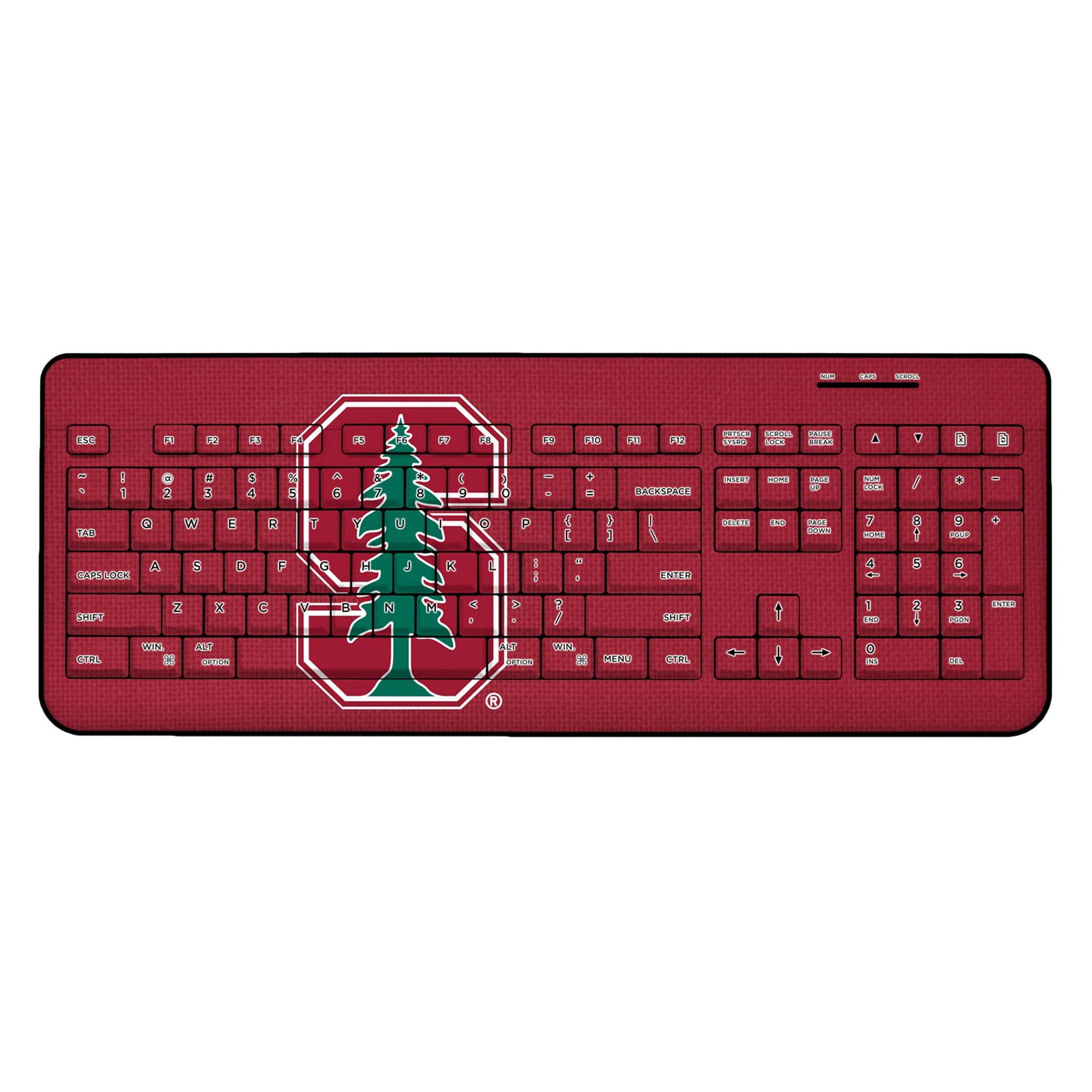Stanford Cardinal Solid Design Wireless Keyboard - Walmart.com