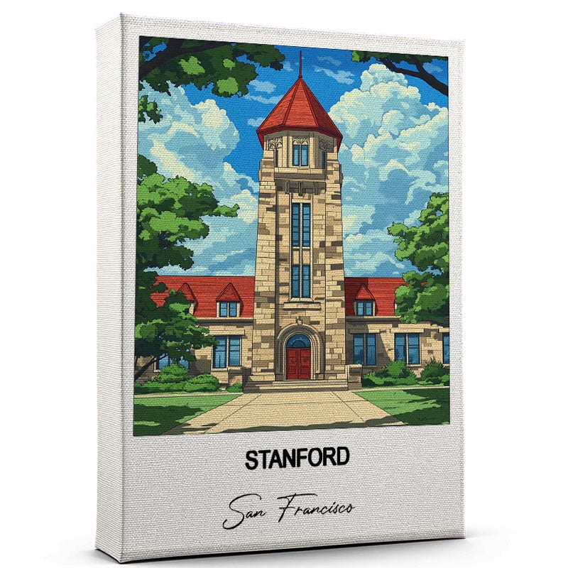 Stanford Travel Wall Art – San Francisco Canvas – Travel Wall Decor ...
