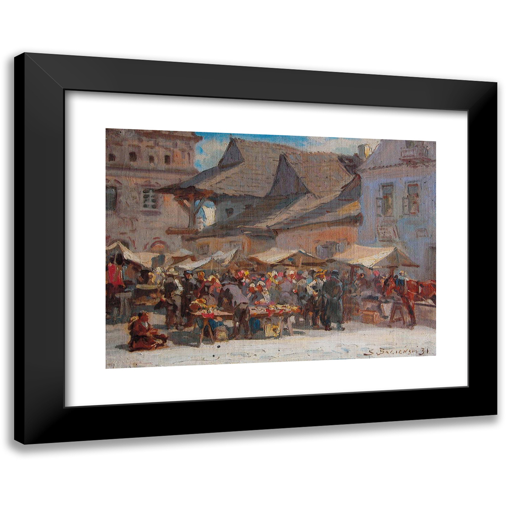 Stanisław Bagieński 18x14 Black Modern Framed Museum Art Print Titled ...