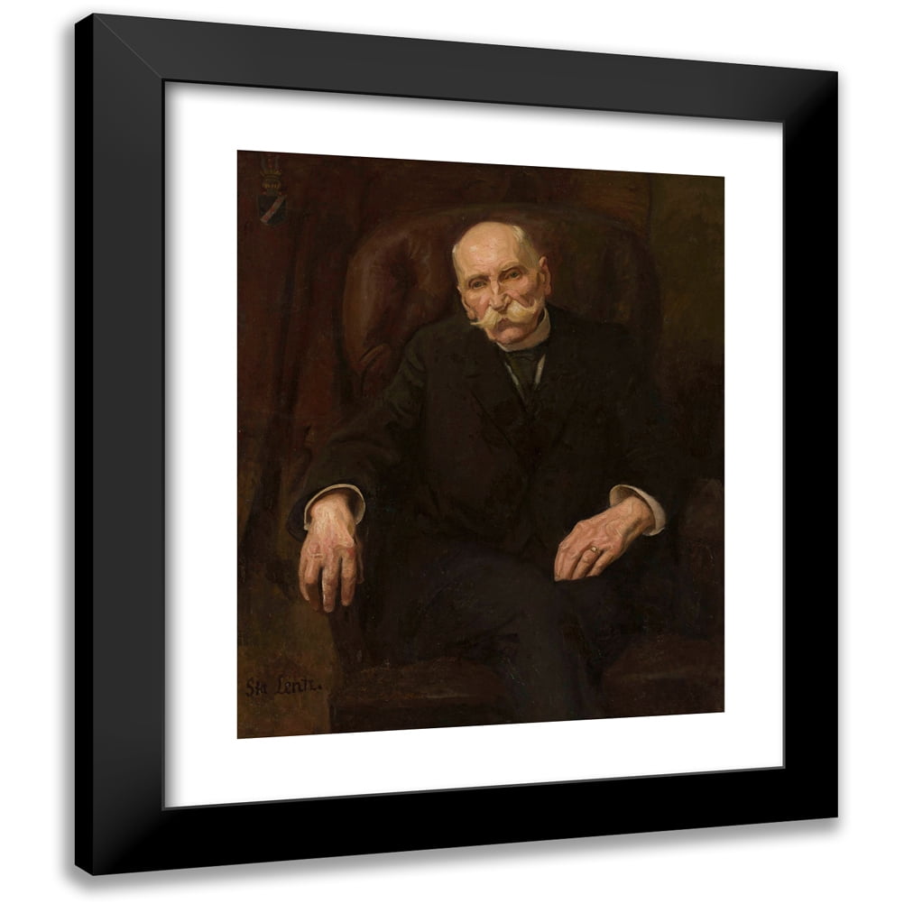 Stanisław Lentz 12x14 Black Modern Framed Museum Art Print Titled ...