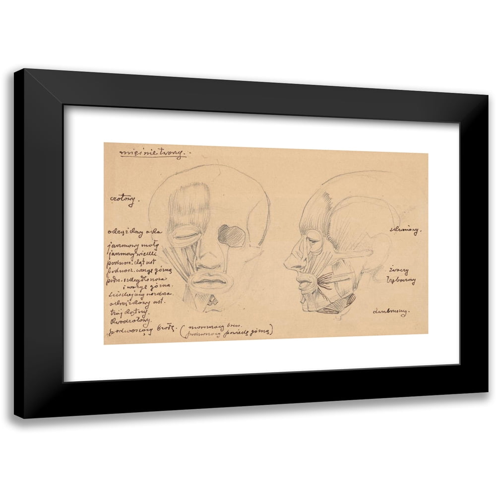 Stanisław Wyspiański 18x13 Black Modern Framed Museum Art Print Titled ...