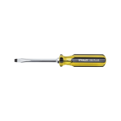 Stanley 100 Plus® Square Blade Standard Tip Screwdriver, 1/4 Inches Tip ...