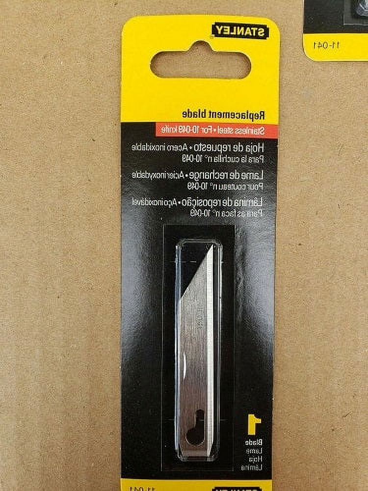 Stanley 11-041 Utility Knife Replacement Blades for # 10-049 Cutter ...