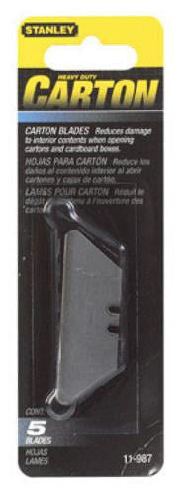 Stanley 11-987 Heavy Duty Carton Blade 1-7/8", 5/Pack, Each - Walmart.com