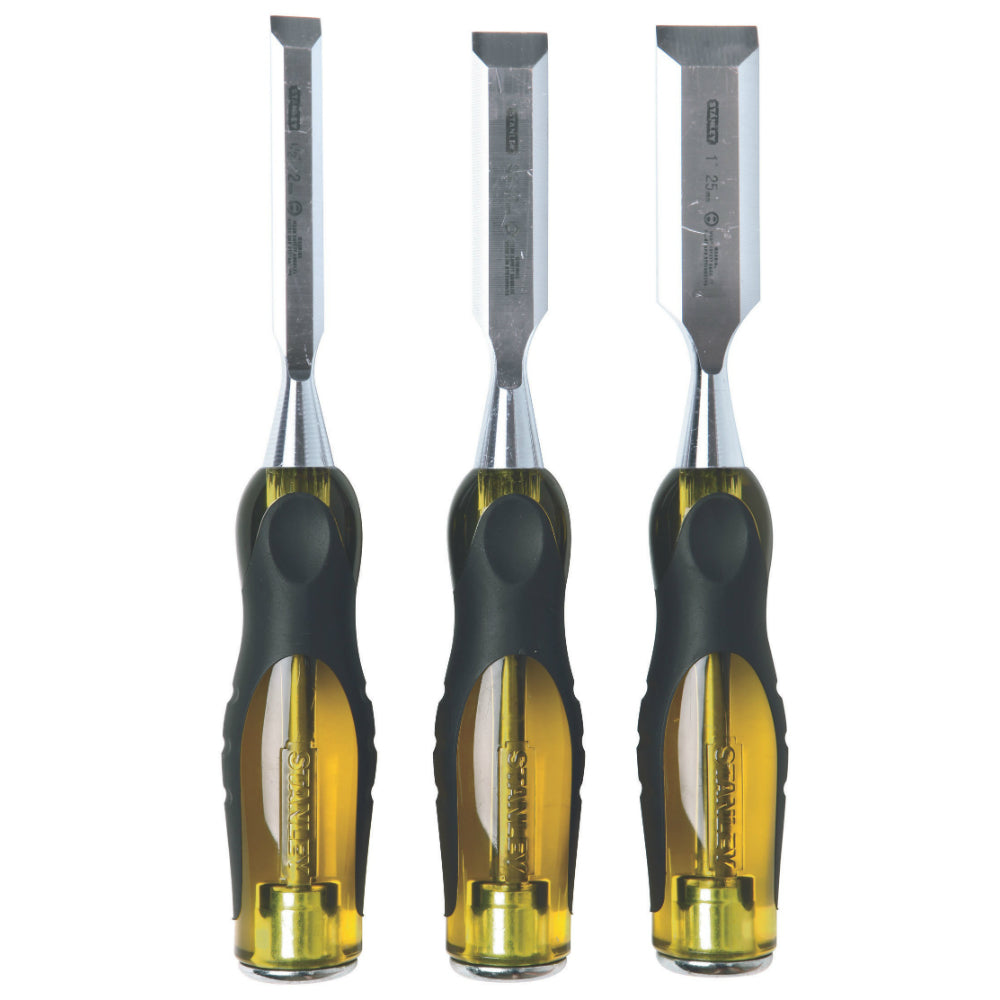 Stanley 16-970 FatMax Thru-Tang Wood Chisel Set, 9", 3-Piece, Each ...