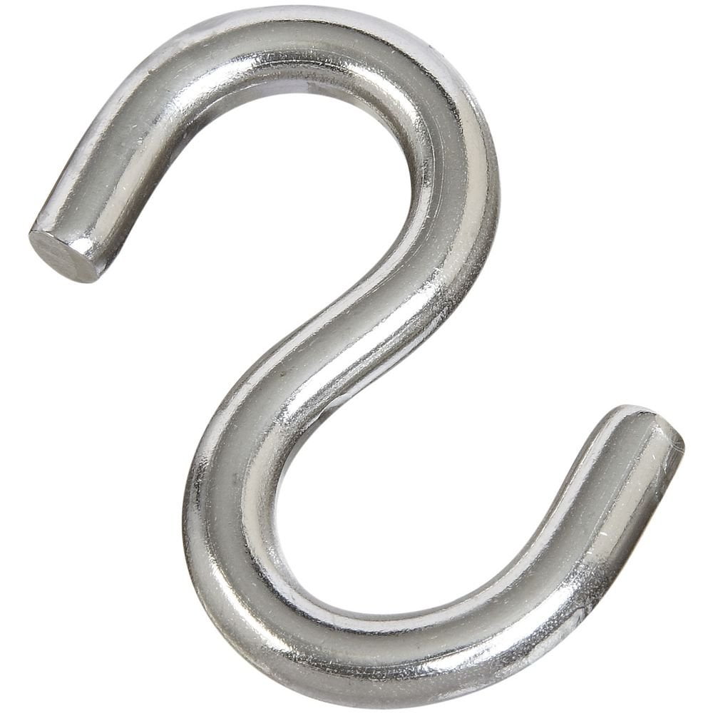 National Hardware N233-551 2078BC Open S Hook in Stainless Steel ...