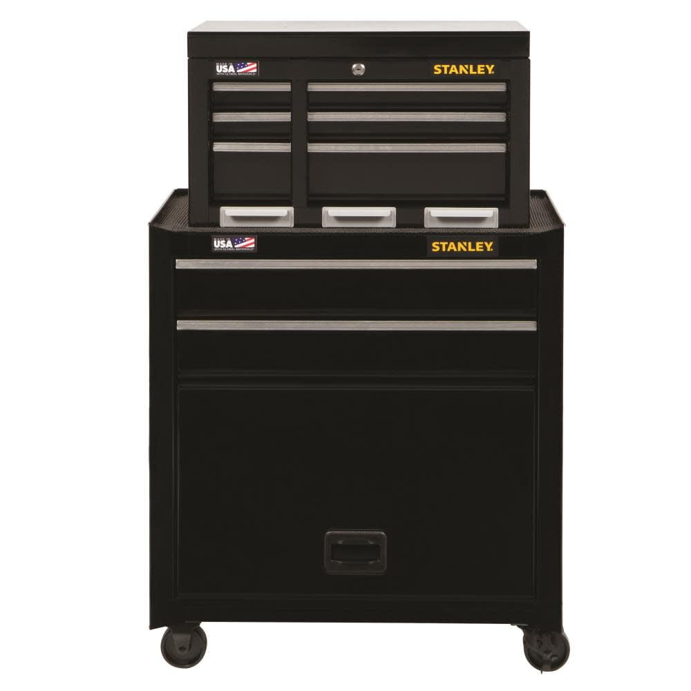 Stanley 26 In. 5-Drawer Steel Tool Chest & Cabinet with Keyed Locking ...