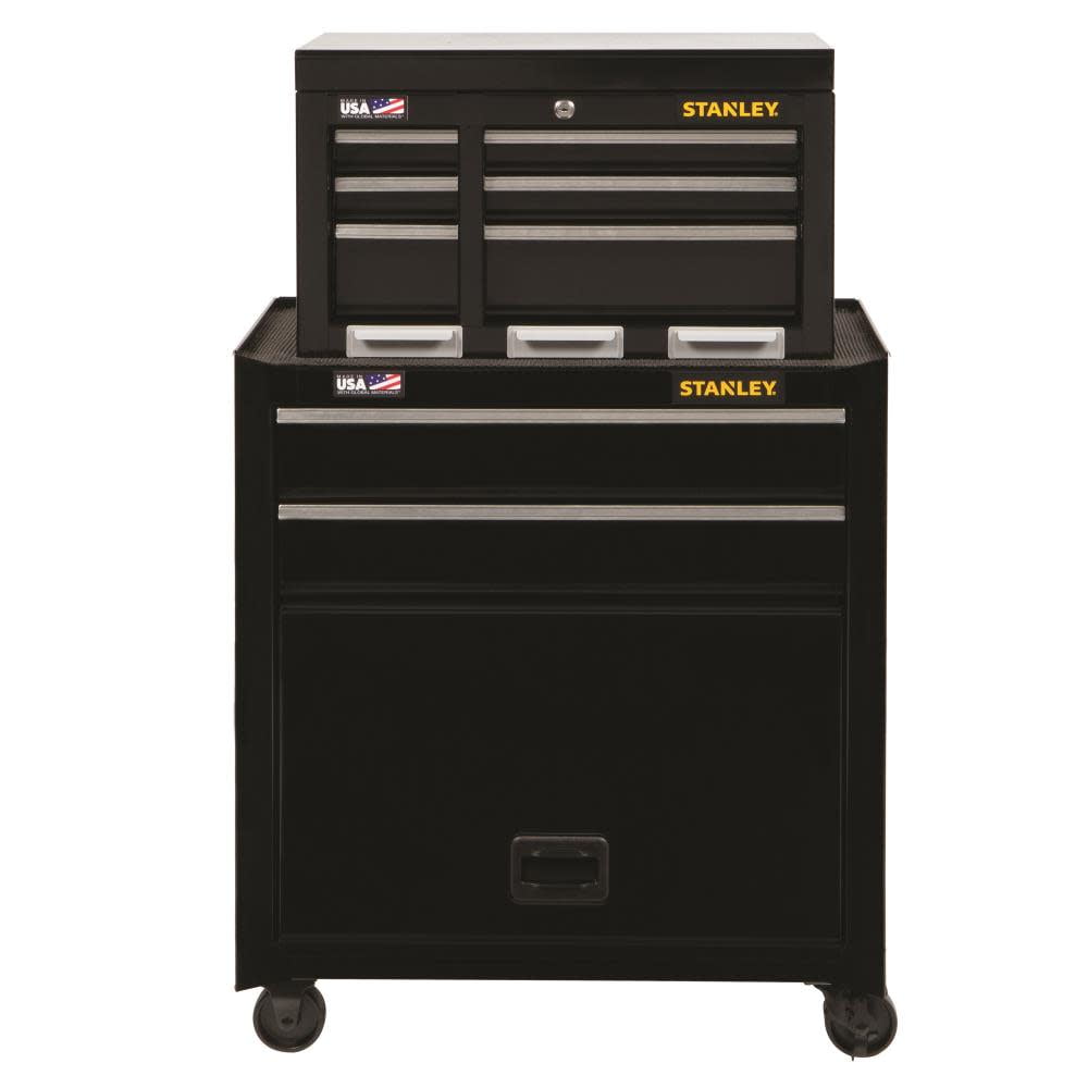 Stanley 26 In. 5-Drawer Steel Tool Chest & Cabinet with Keyed Locking ...