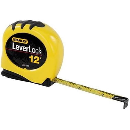 STANLEY STHT33281L 25ft Lever Lock Tape Measure with Magnetic Tip ...
