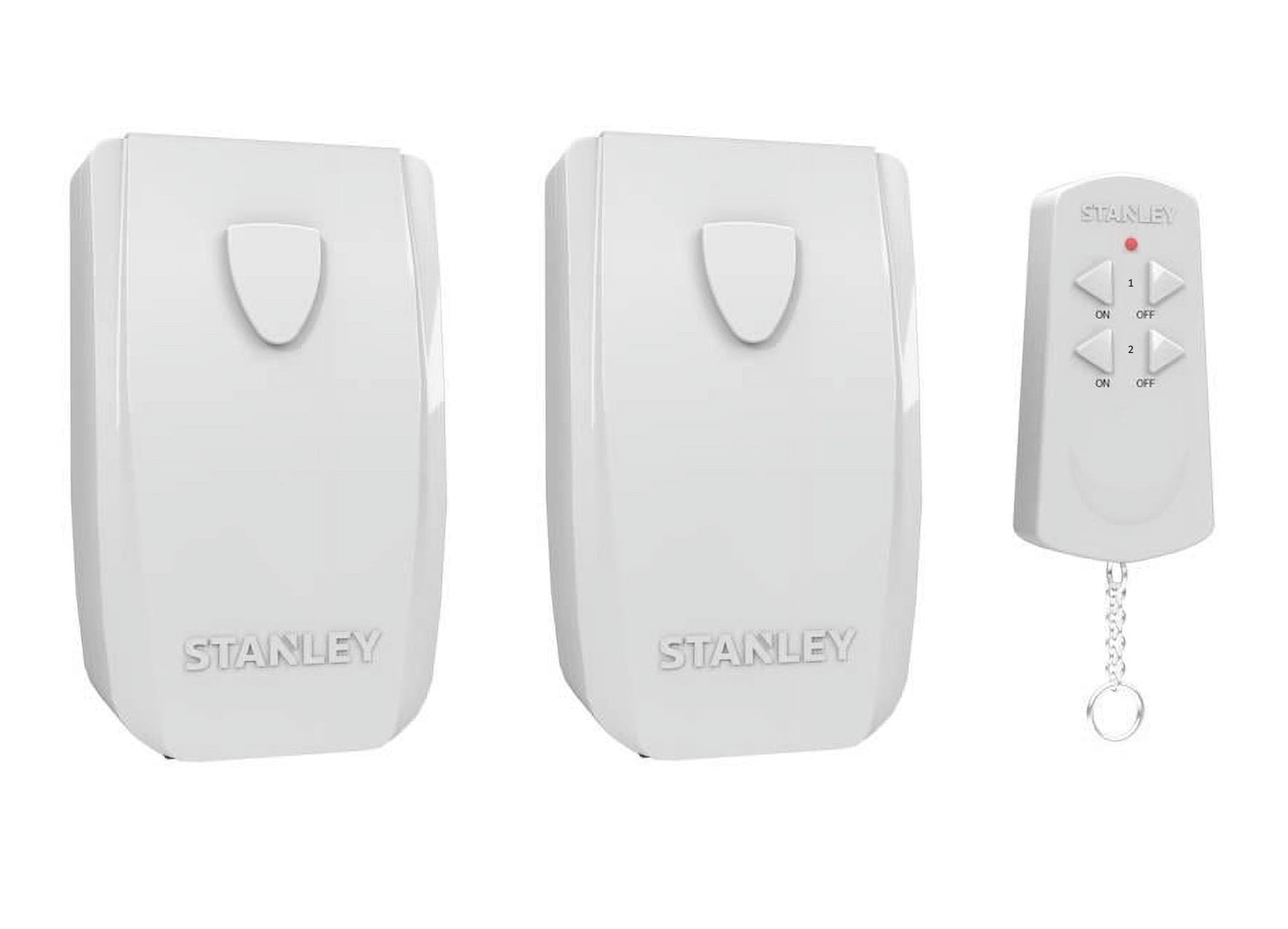 Stanley 31163 Indoor 1 Outlet Wireless Remote Control 2 Pack Through ...