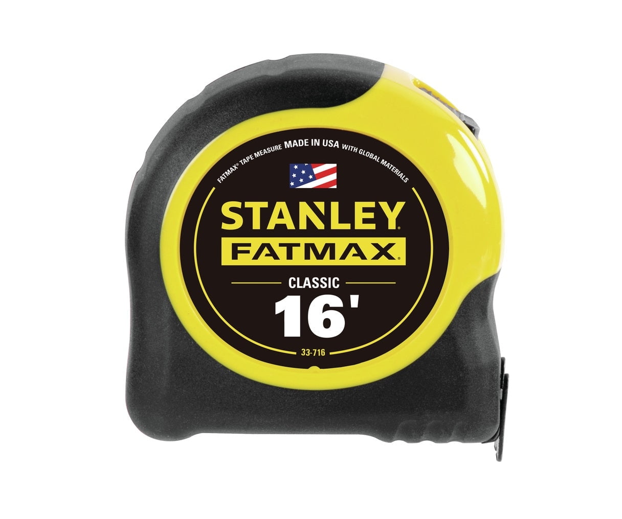 Stanley 33-716 FatMax Tape Rule, 16 Feet x 1-1/4 Inch, Yellow/Black ...