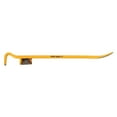 "Stanley 36"" Long Flat Pry Bar, Heat Treated Steel, Yellow, 55-104 ...