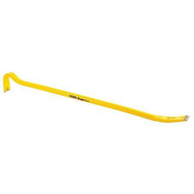 "Stanley 36"" Long Flat Pry Bar, Heat Treated Steel, Yellow, 55-104 ...
