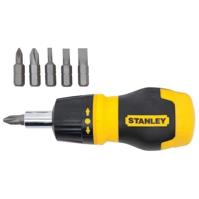 Stanley 4-1/2", Multi-Bit Screwdriver, 66-358 - Walmart Business Supplies
