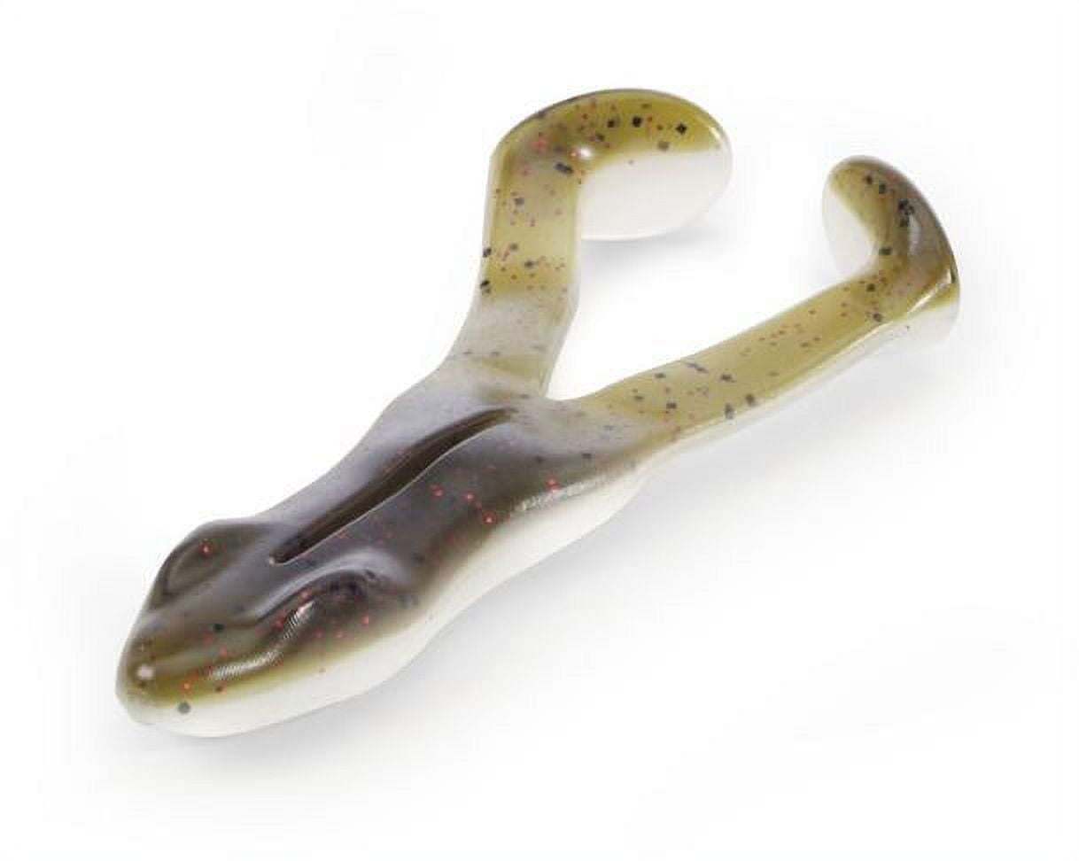 Stanley 4" Ribbit Rubber Frog Softbait, Gren Pumpkin, 5 pack - Walmart.com