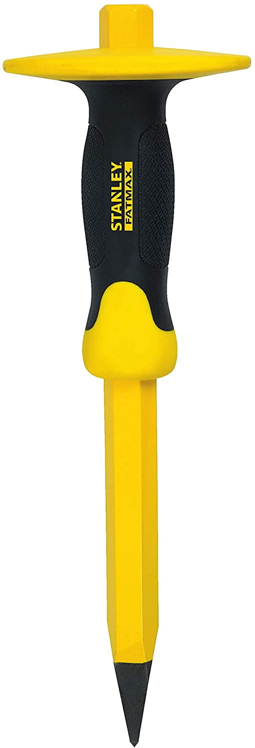 Stanley 418329 FatMax Concrete Chisel 3/4 x 12-inch with Guard Concrete ...