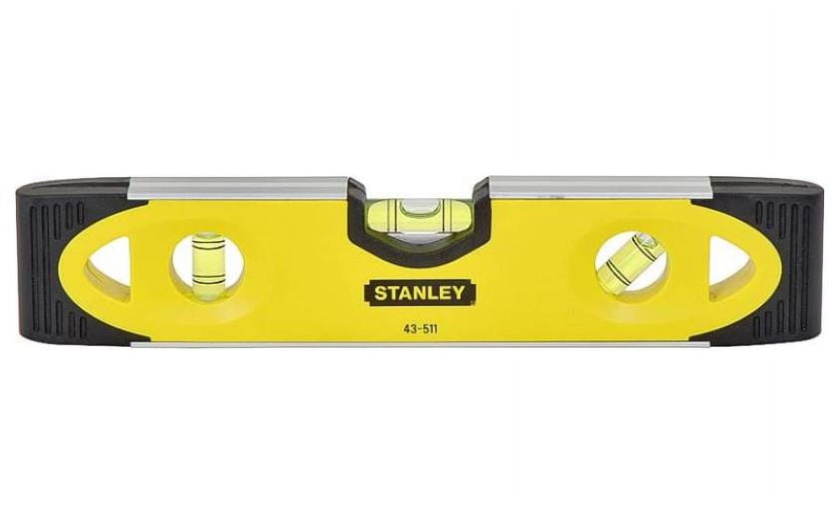 Stanley 43-511 Magnetic Shock Resistant Torpedo Level, 9", Each ...