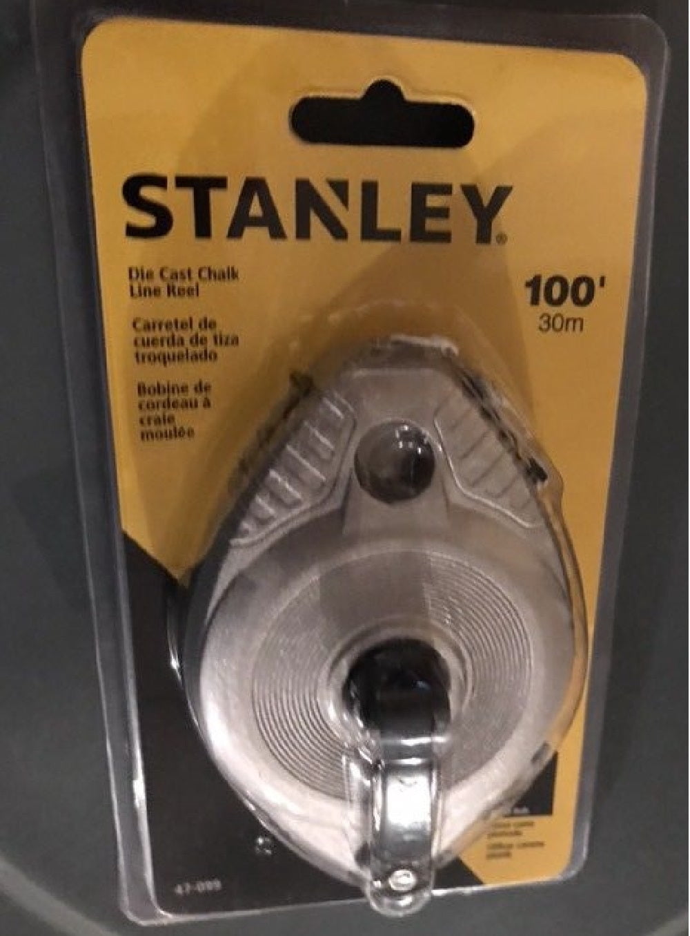 Stanley 47-099 Die Cast Chalk Line Reel 100', Each - Walmart.com